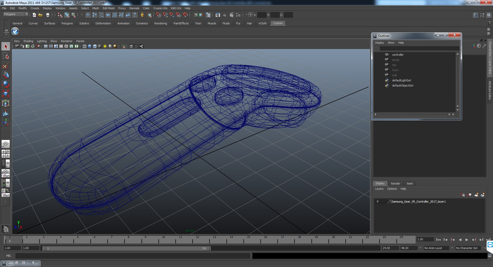 3D Samsung Gear Vr Controller Model - TurboSquid 1241362