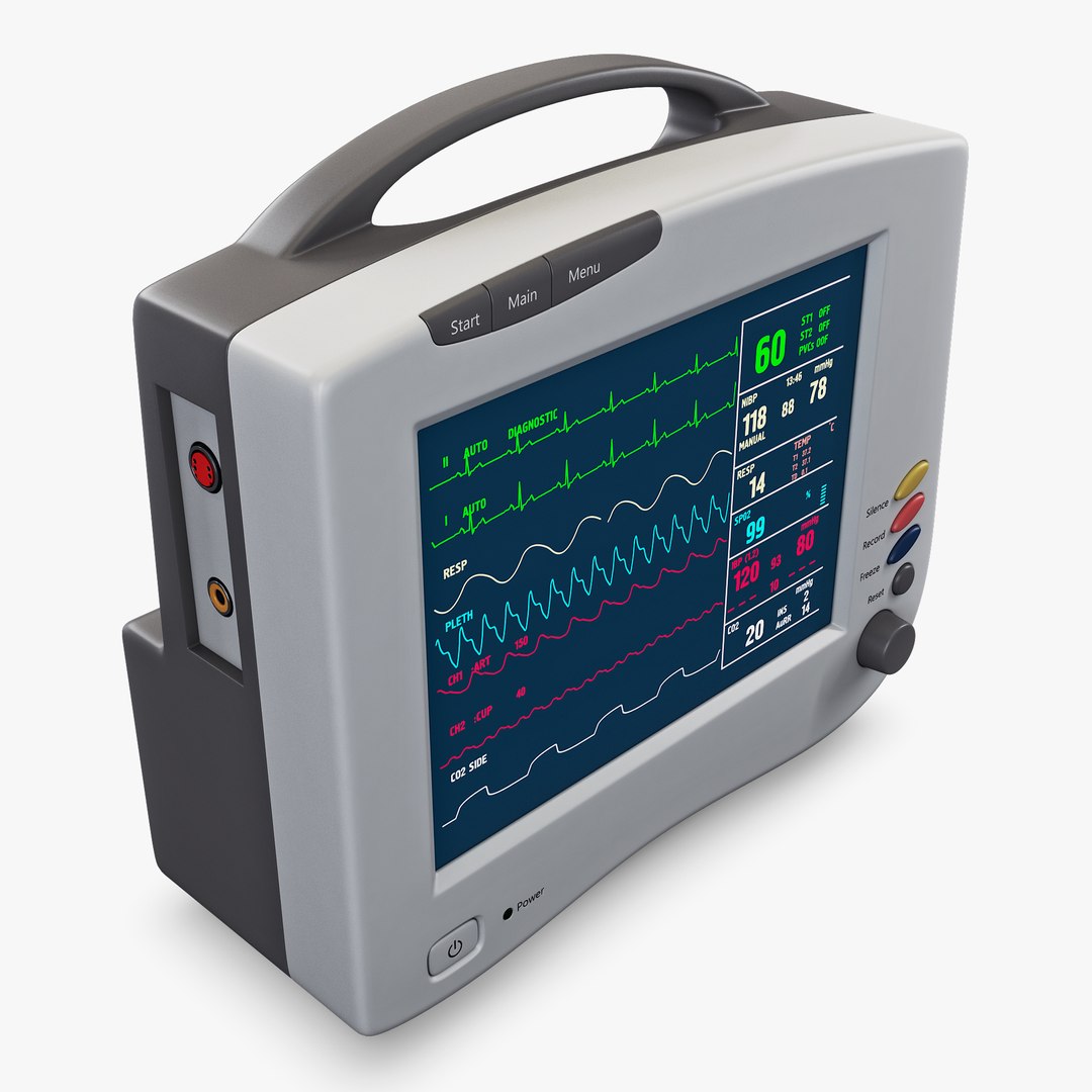 Medical Monitor V 1 3D Model - TurboSquid 1807185