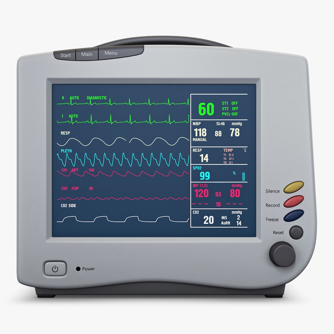 Medical Monitor v 1 3D model - TurboSquid 1807185
