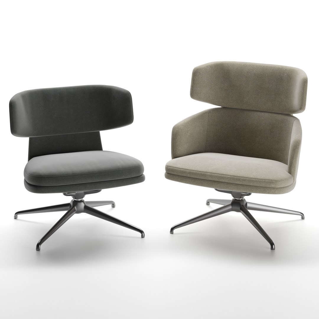 Molteni Armchair 3D Model - TurboSquid 1714083