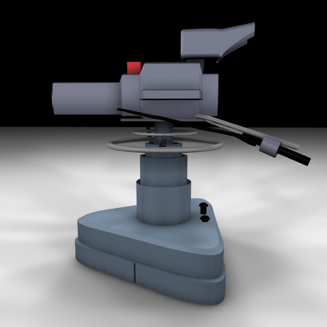 Poser Television Studio Camera