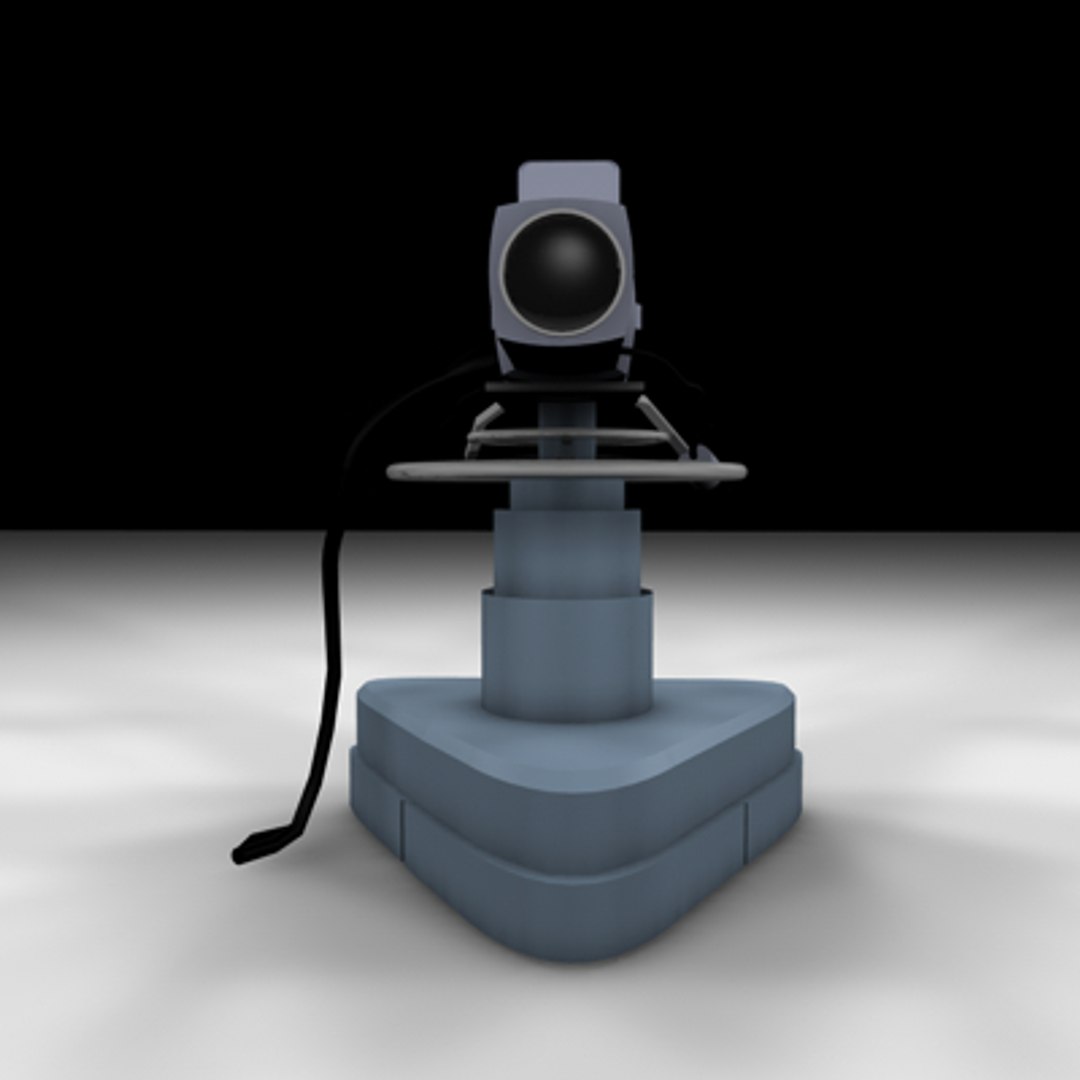 Poser Television Studio Camera