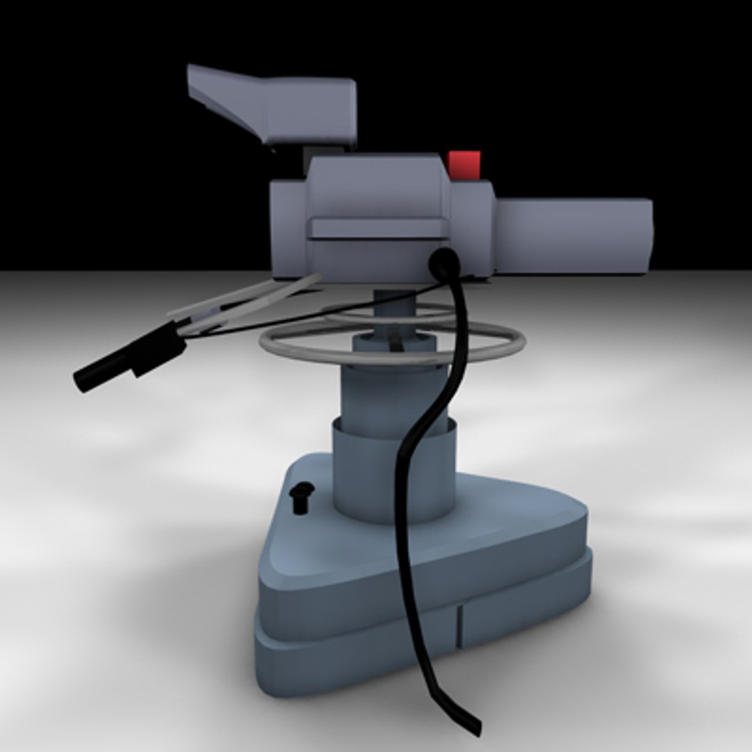 Poser Television Studio Camera