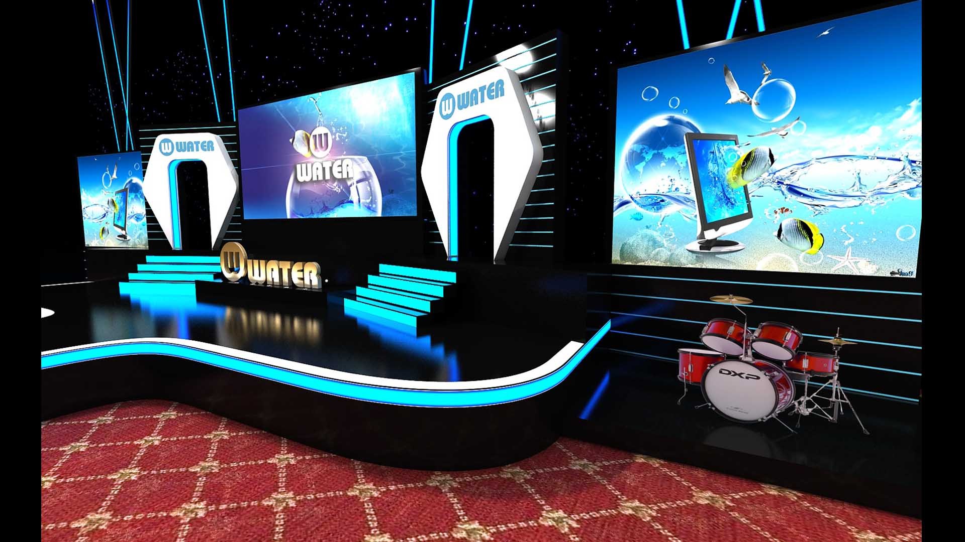 3D Water Event Stage Design - TurboSquid 1693666