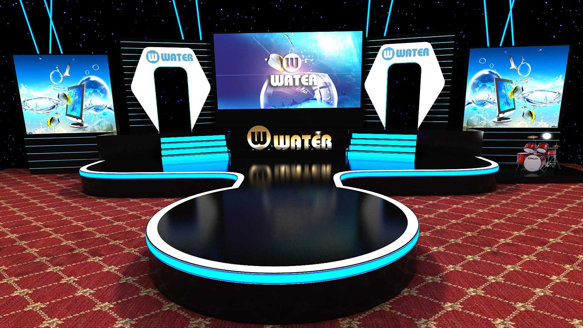 3D Water Event Stage Design - TurboSquid 1693666