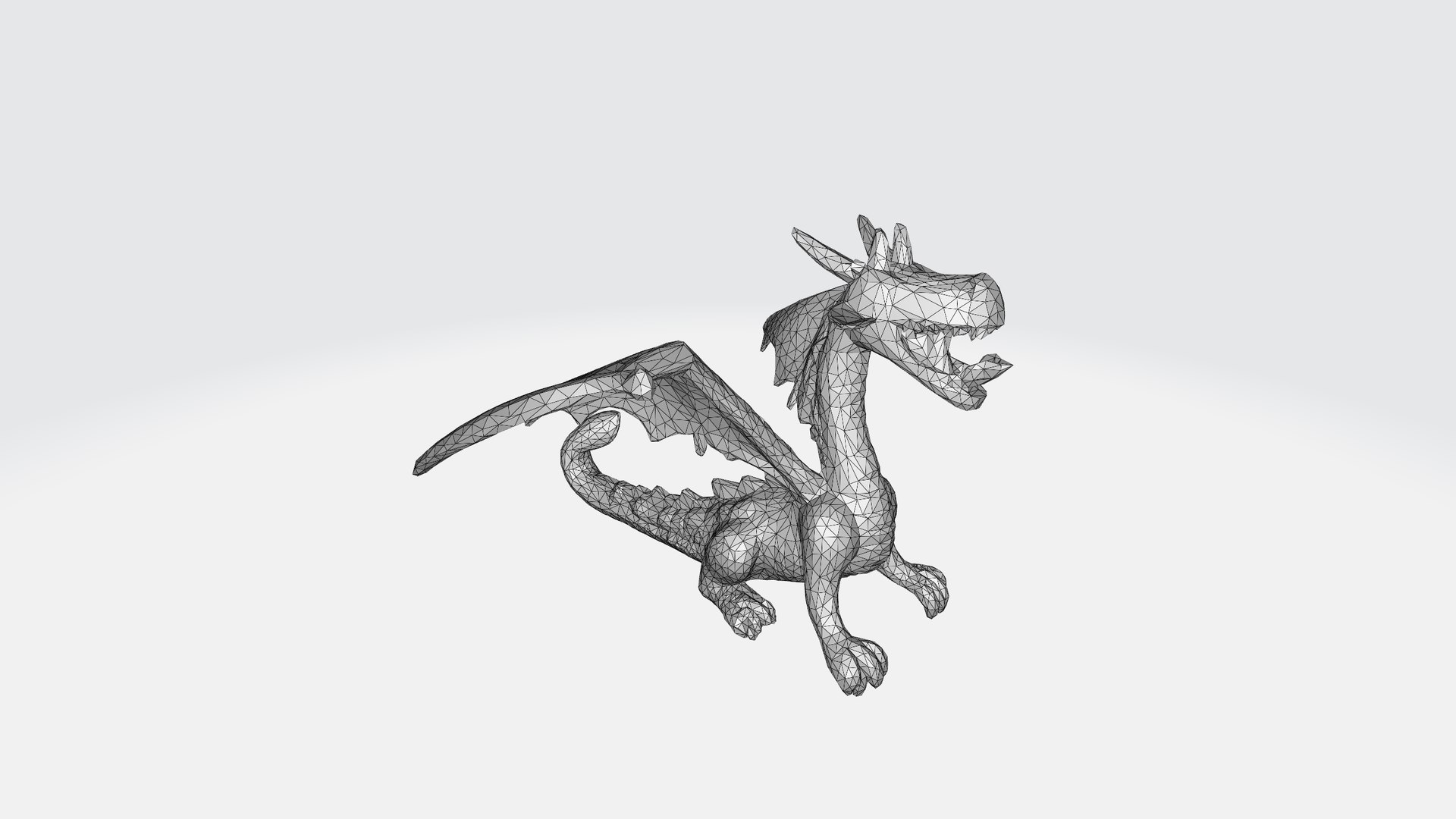 3D Dragon Low Poly Cartoon Model Model - TurboSquid 2358944