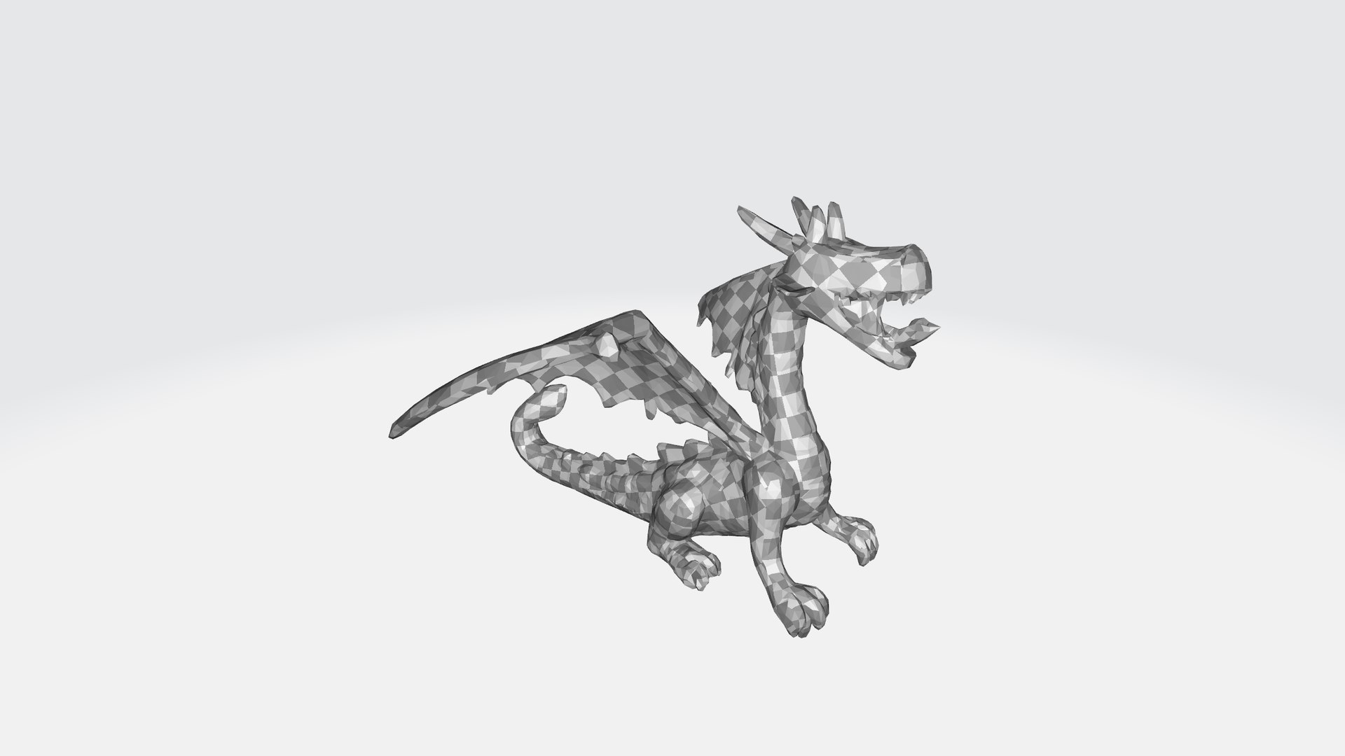 3D Dragon Low Poly Cartoon Model Model - TurboSquid 2358944