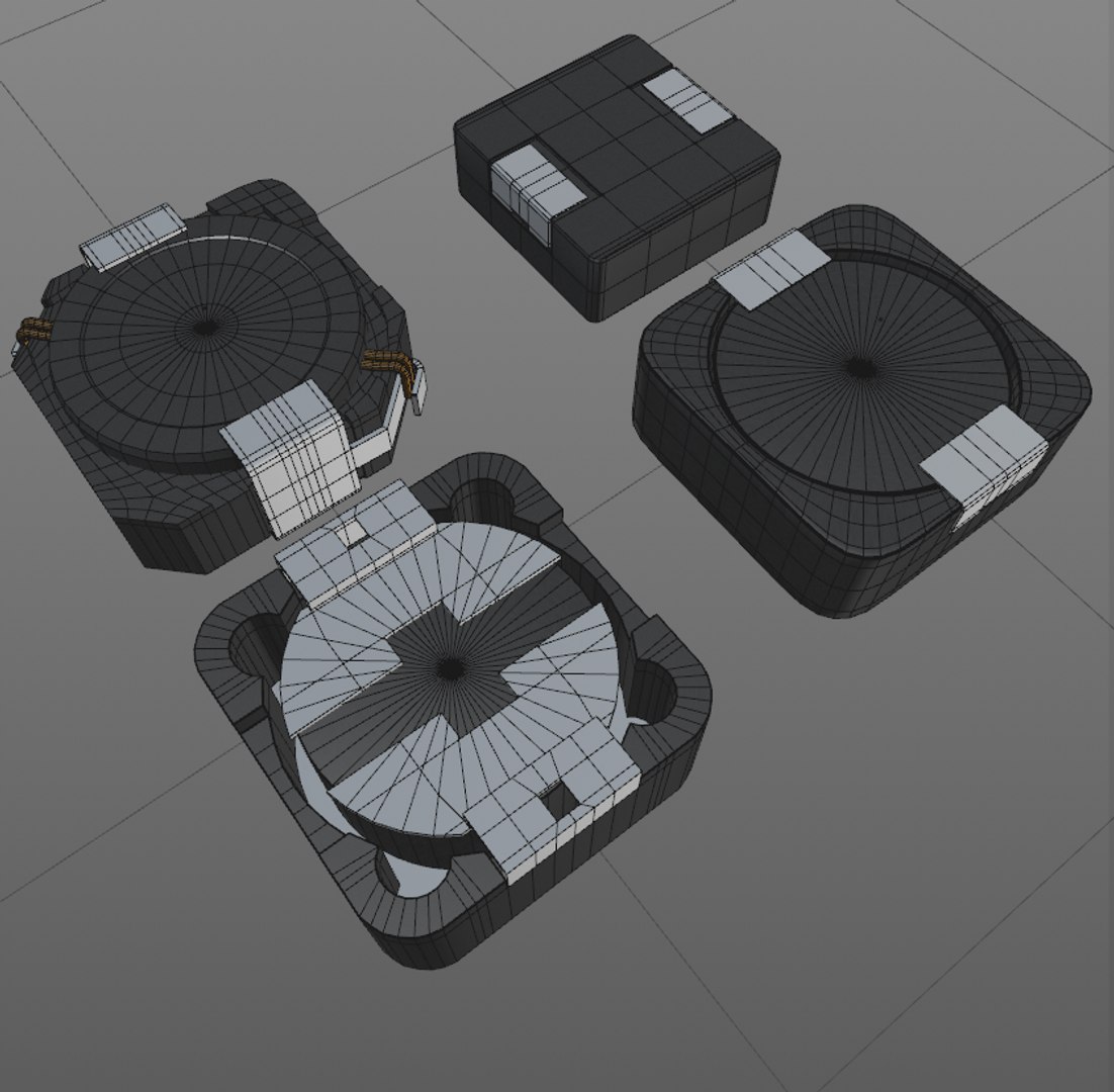 Inductor R Chip Model - TurboSquid 1699113