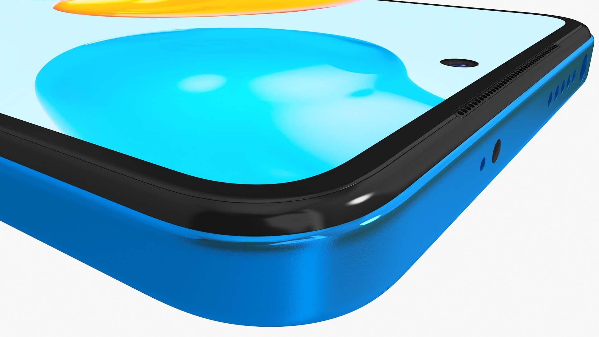 3D Xiaomi Redmi Note 11 Blue - TurboSquid 1862083