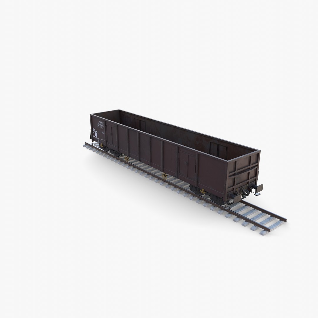 3D CFR Open Box Rail Car V1 - TurboSquid 2261879