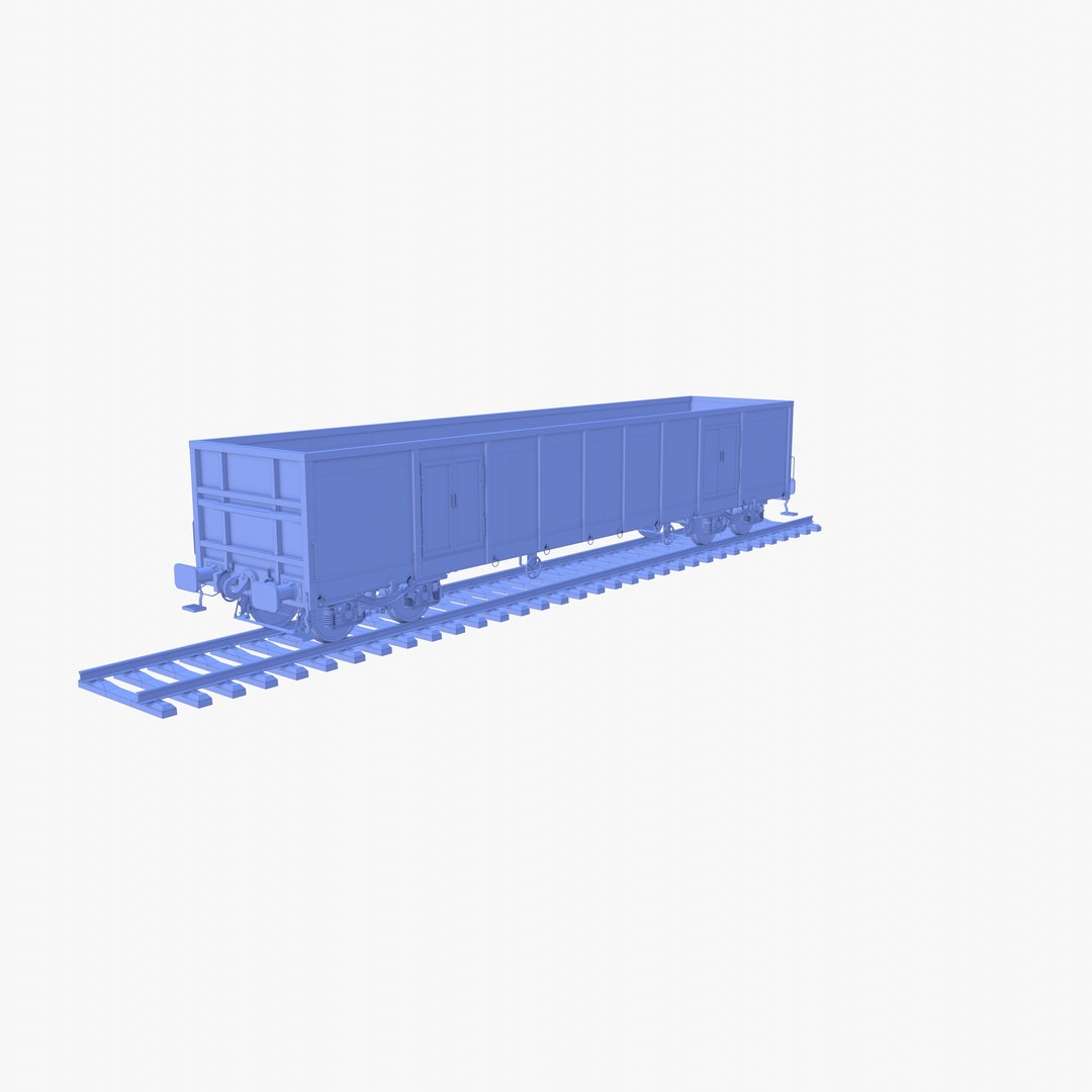 3D CFR Open Box Rail Car V1 - TurboSquid 2261879