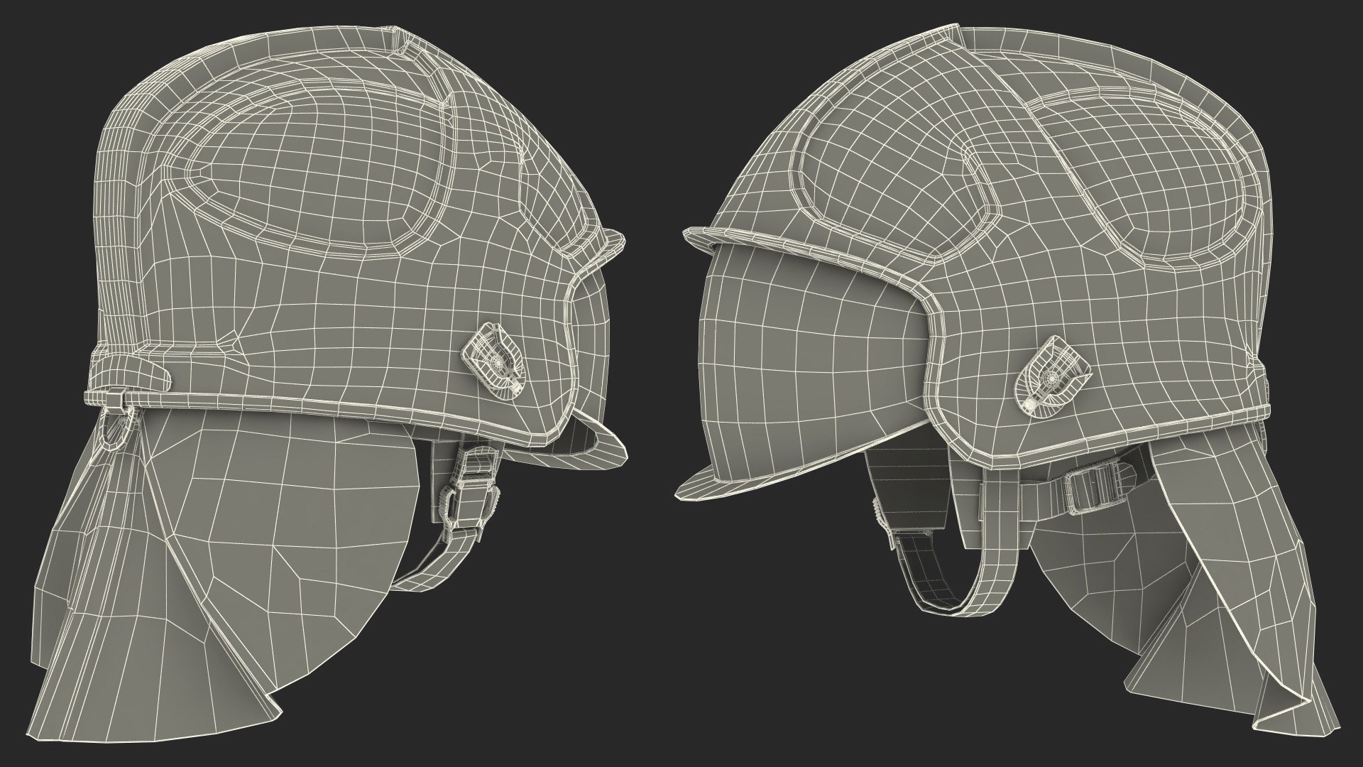 3D Red Fire Helmet F10 MKV model - TurboSquid 2027789