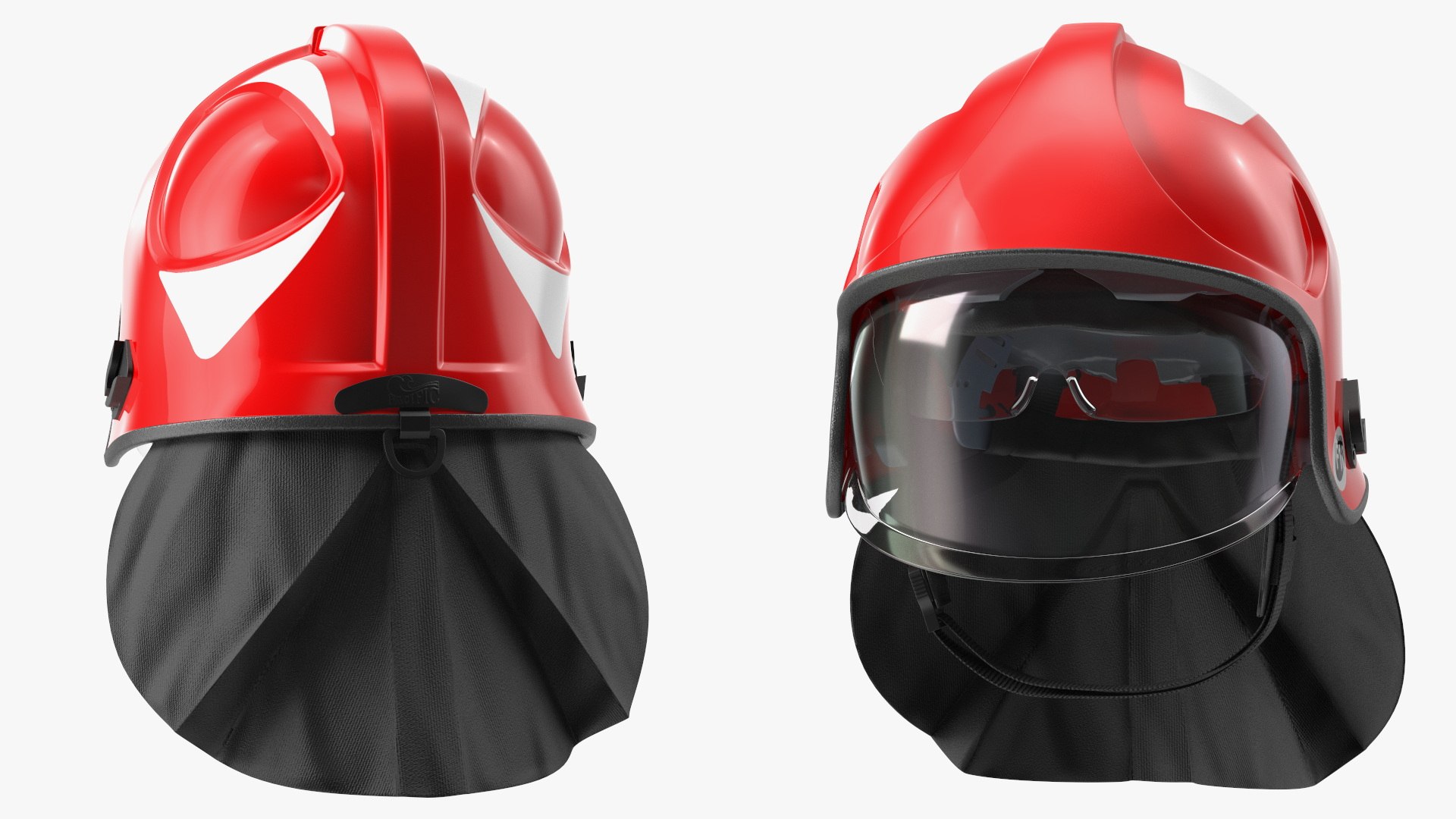 3D Red Fire Helmet F10 MKV model - TurboSquid 2027789