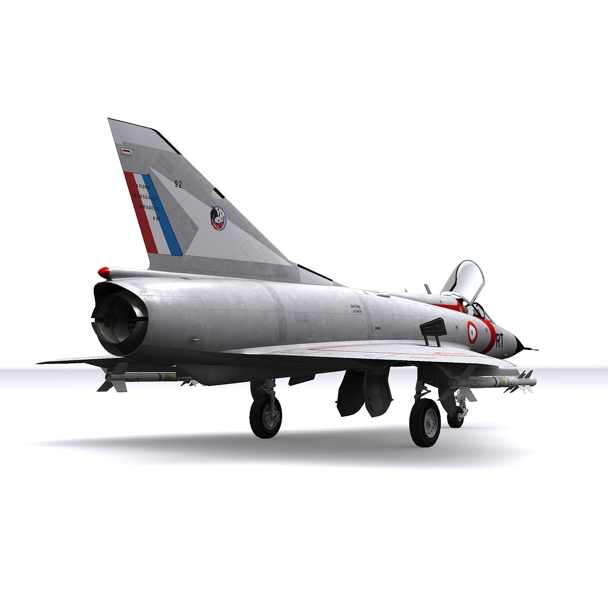 Dassault mirage fighter 2 3D | 1148630 | TurboSquid