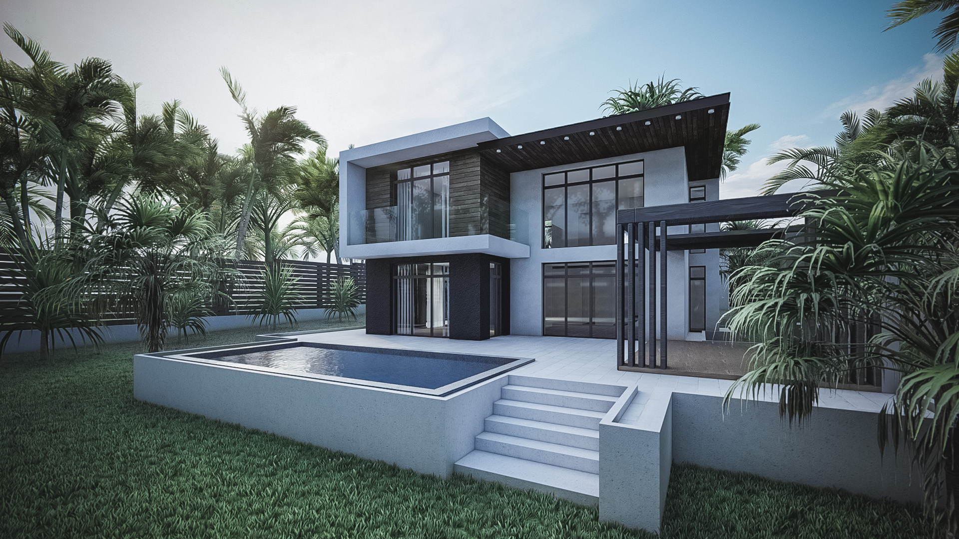 Modern house 3D model - TurboSquid 1718133