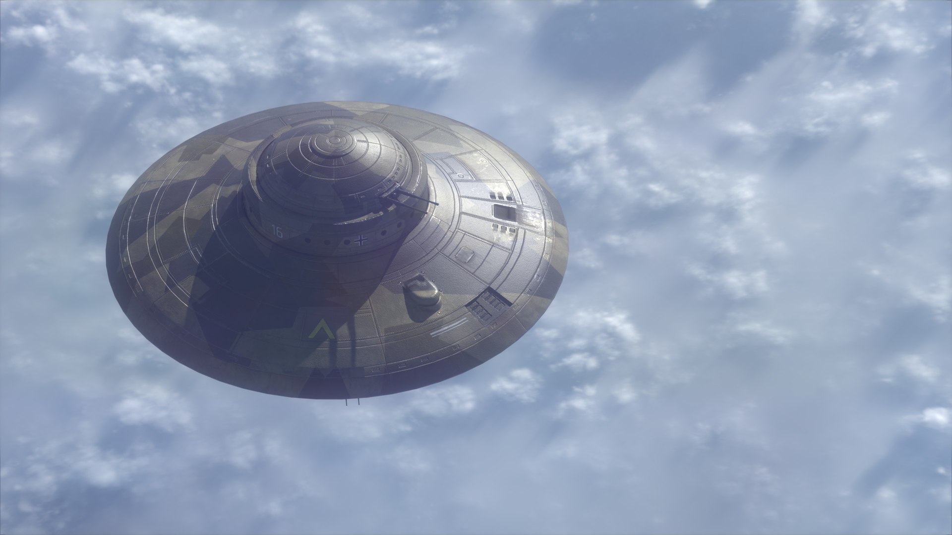 Sci-fi Haunebu 3D Model - TurboSquid 1535046