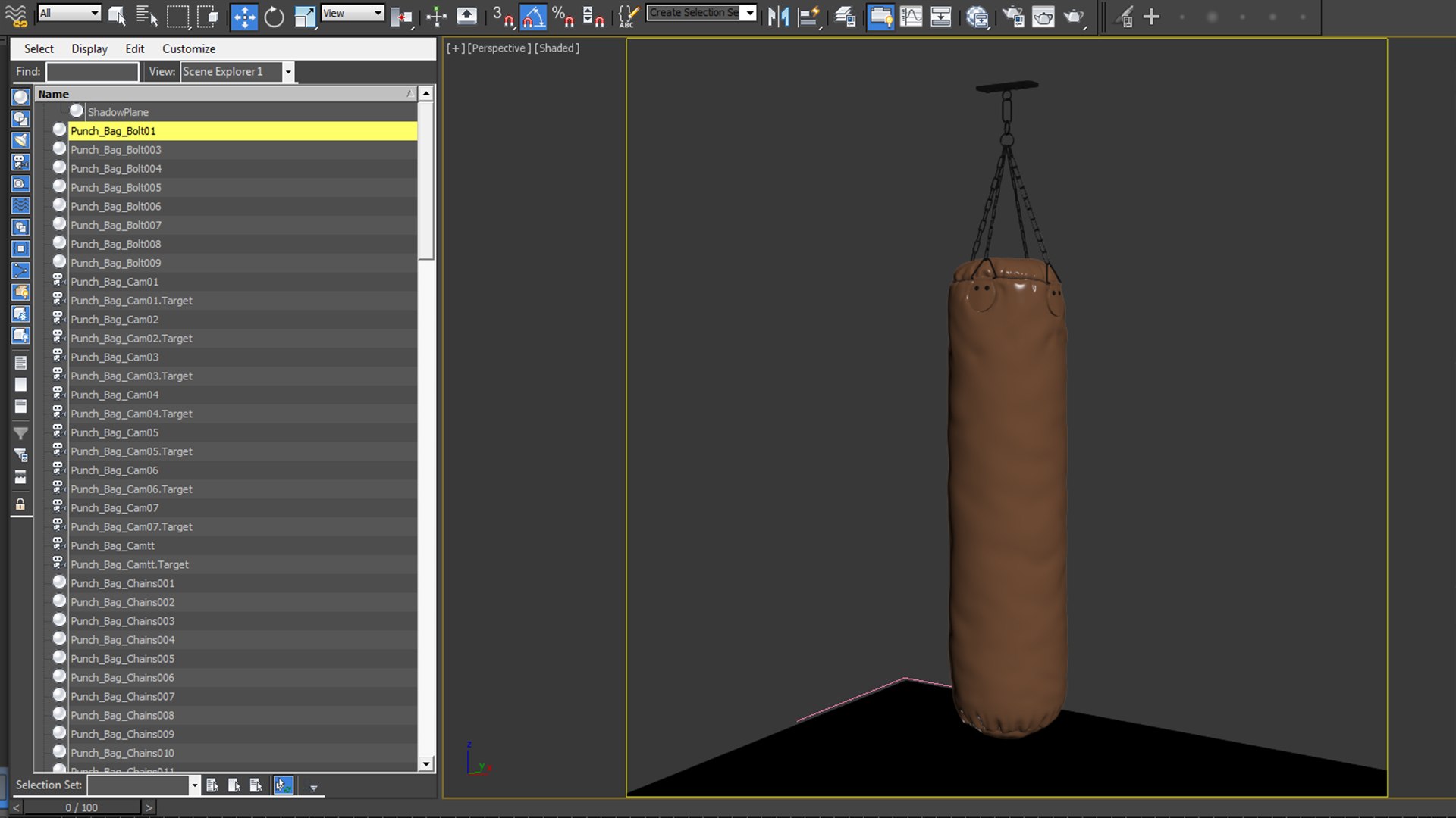 Vintage Punching Bag 3D Model - TurboSquid 1841174