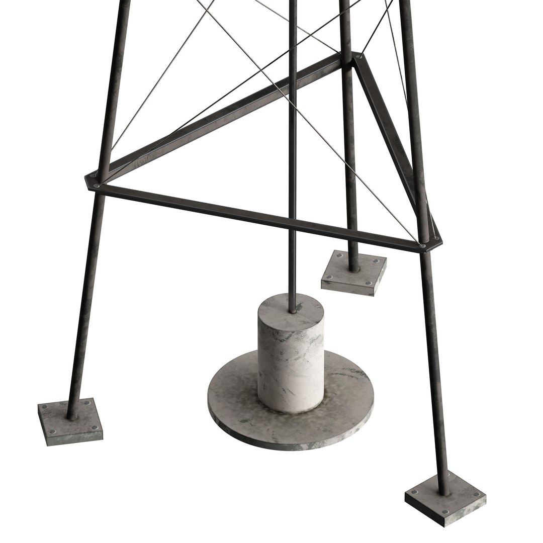 Windmill Windmill Propeller Tower Wind Turbine 3D Model - TurboSquid ...