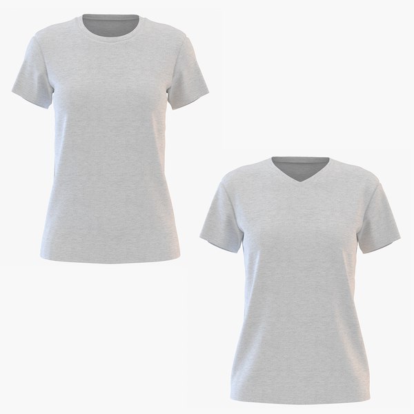 Womens t-shirt model - TurboSquid 1331408