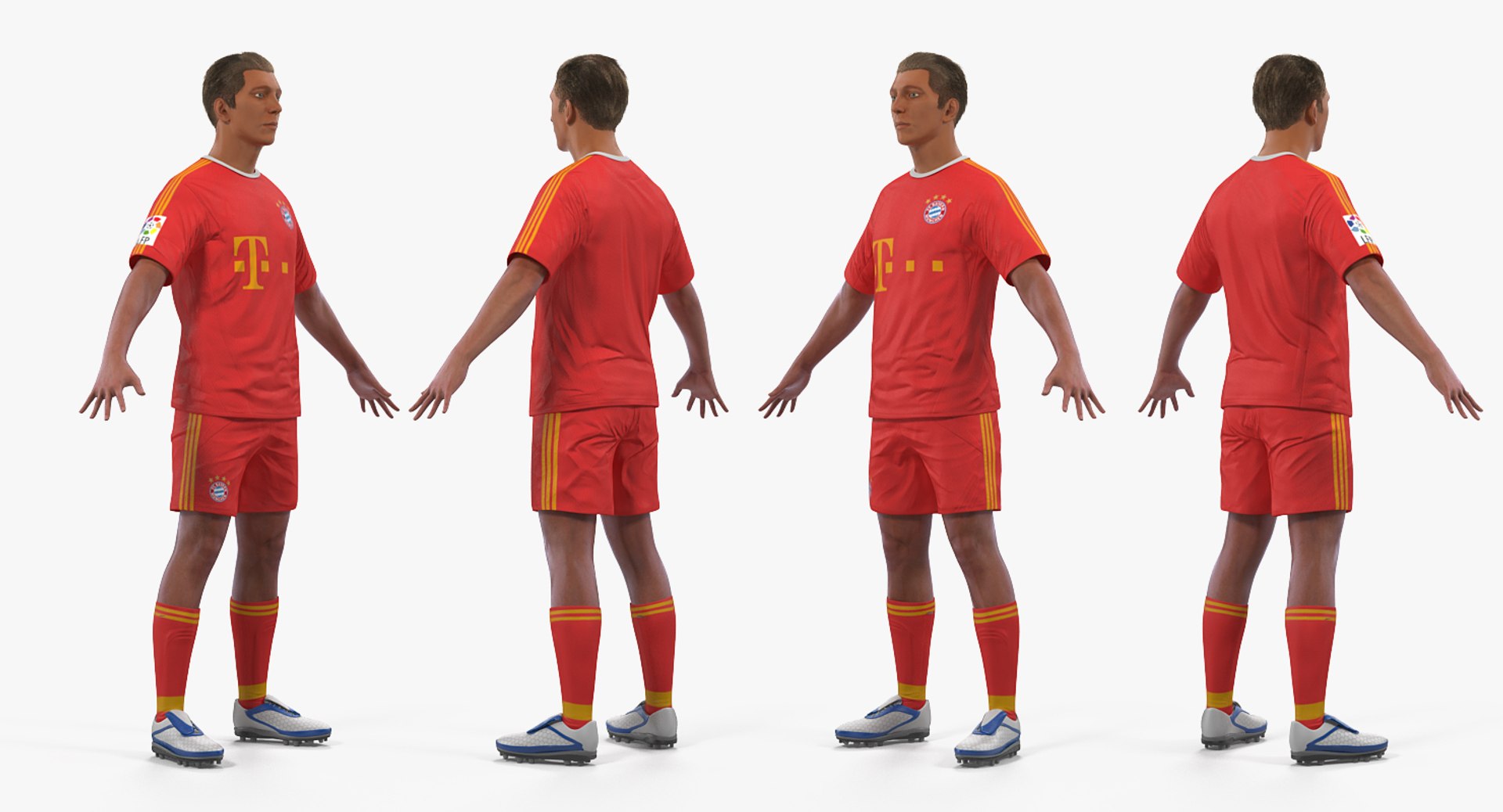 Soccer football player bayern model - TurboSquid 1326171