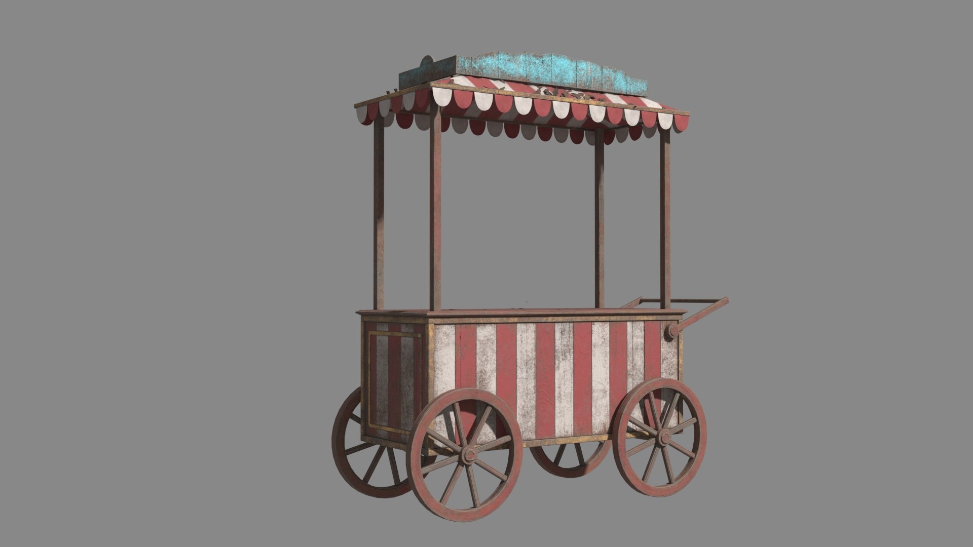 Abandoned Amusement Park Props 3D Model - TurboSquid 2333677