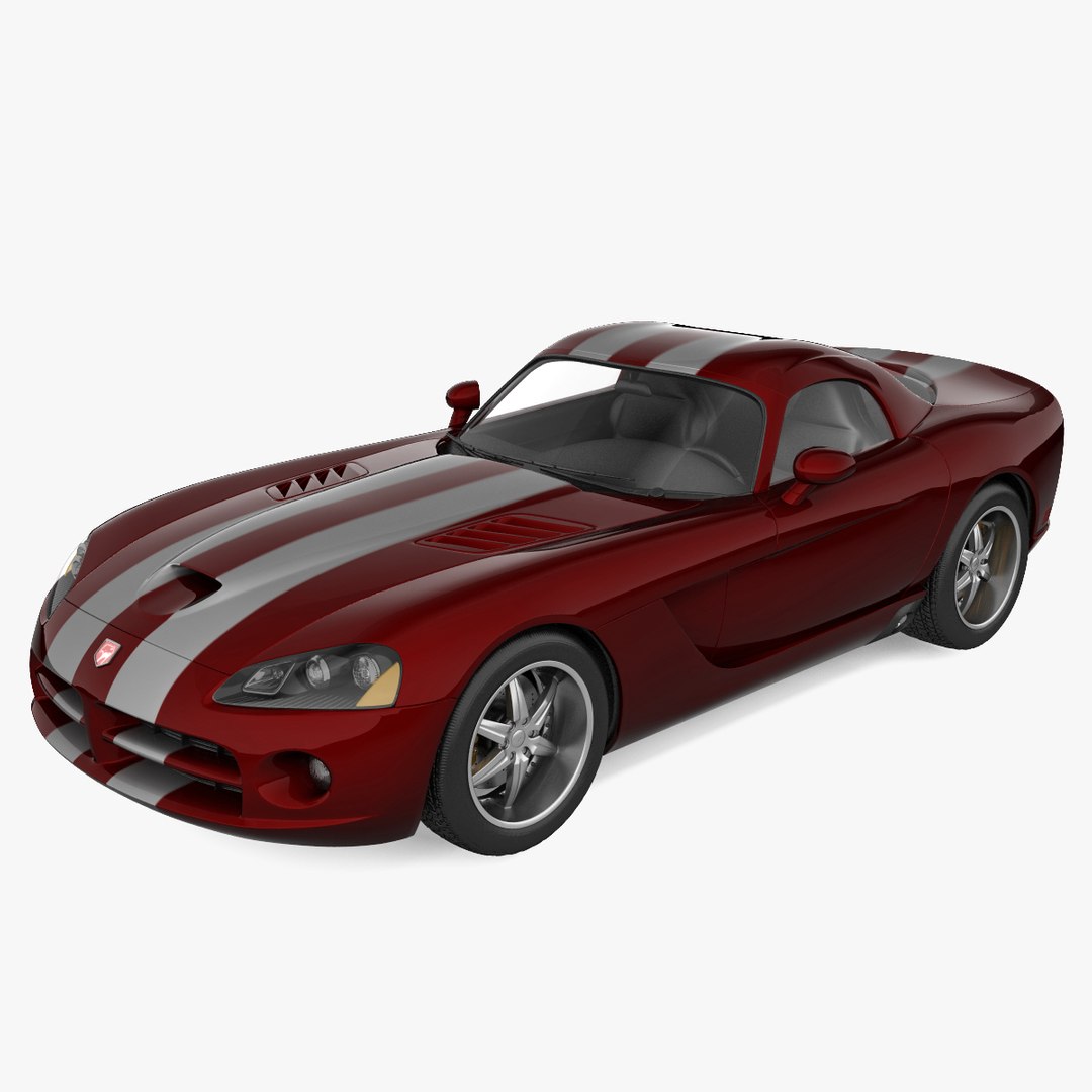 3d 3ds realistic dodge viper