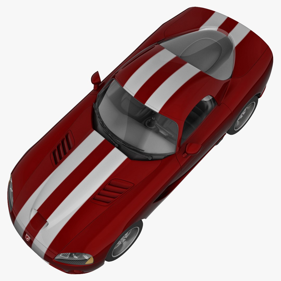 3d 3ds realistic dodge viper