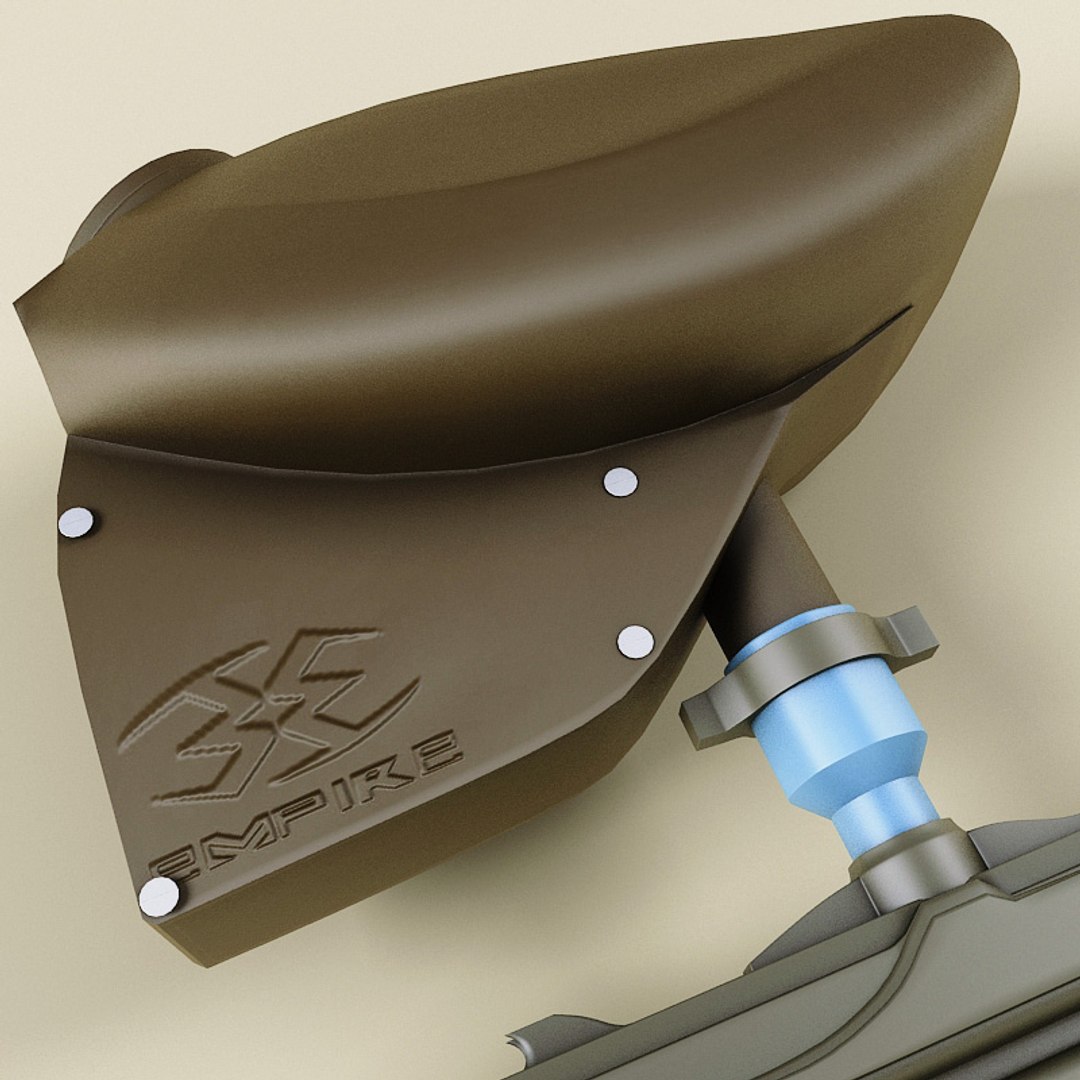 paintball marker aim autococker 3d max