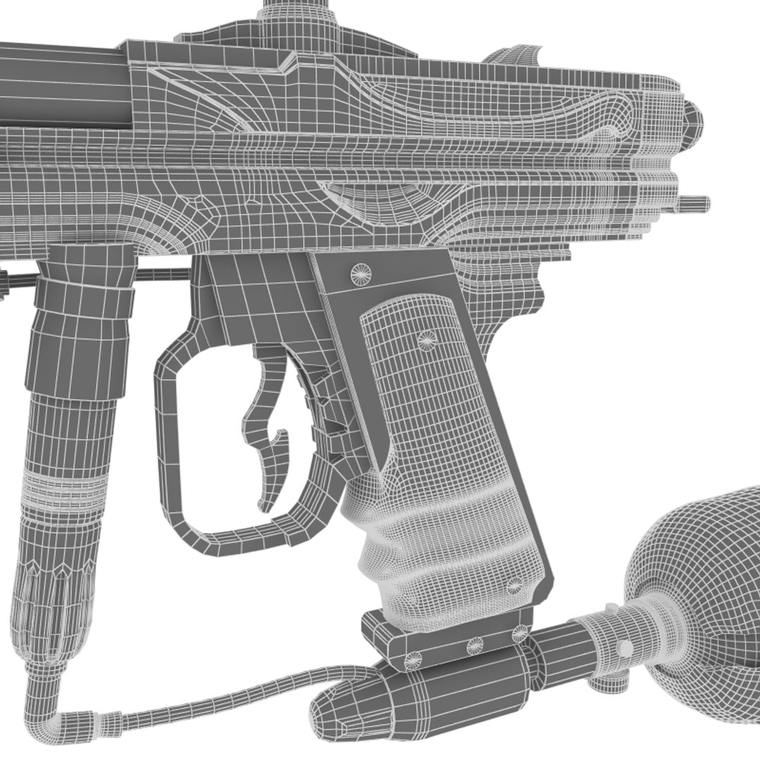 paintball marker aim autococker 3d max