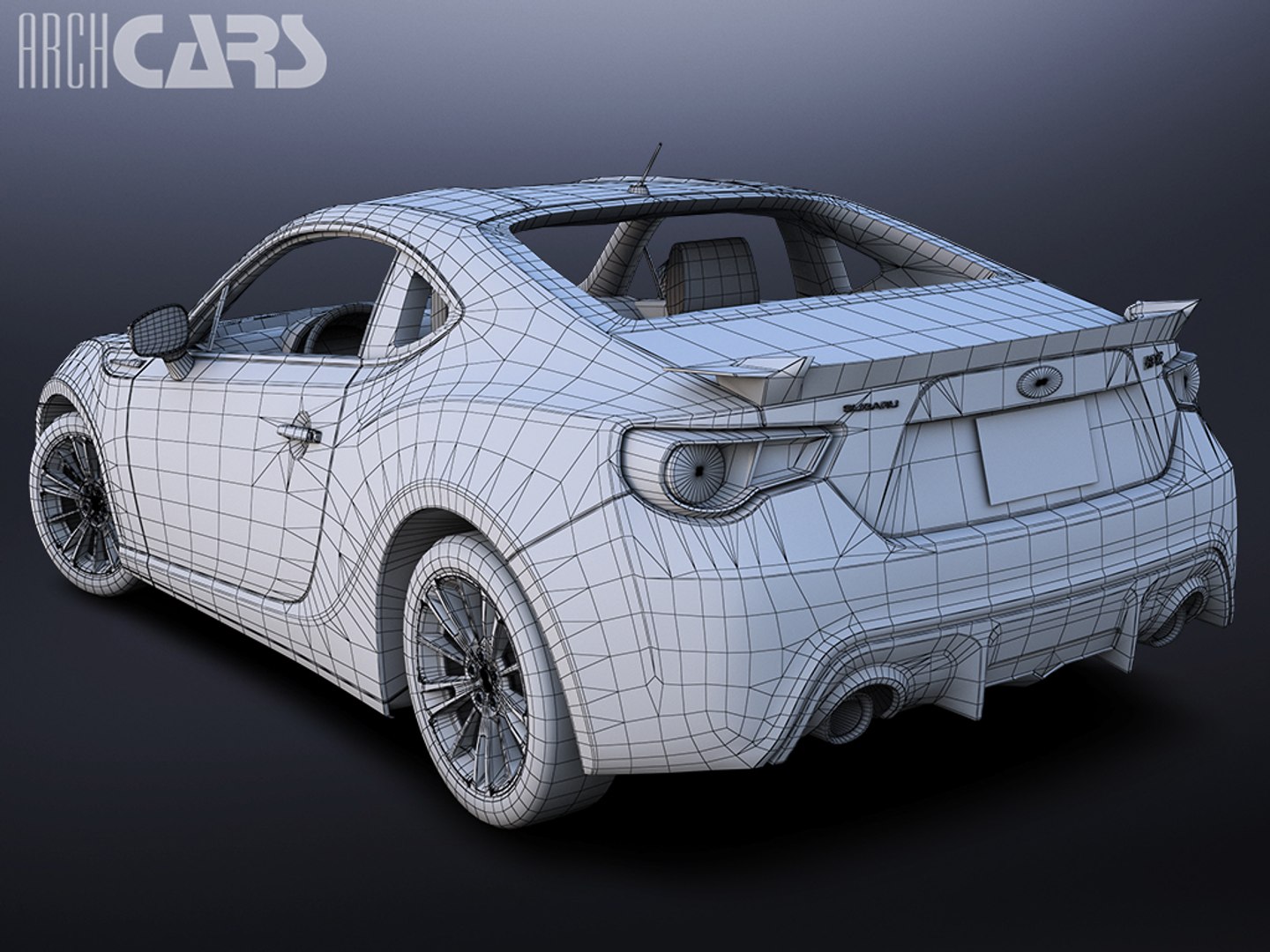 Subaru Brz 3d Model