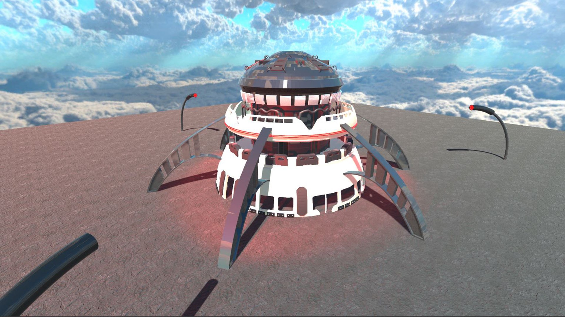 Sci-Fi Building 3 3D Model - TurboSquid 1829075