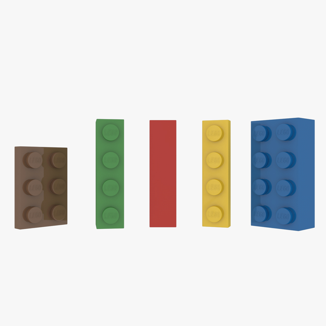 Lego Bricks 3D Model - TurboSquid 1347934