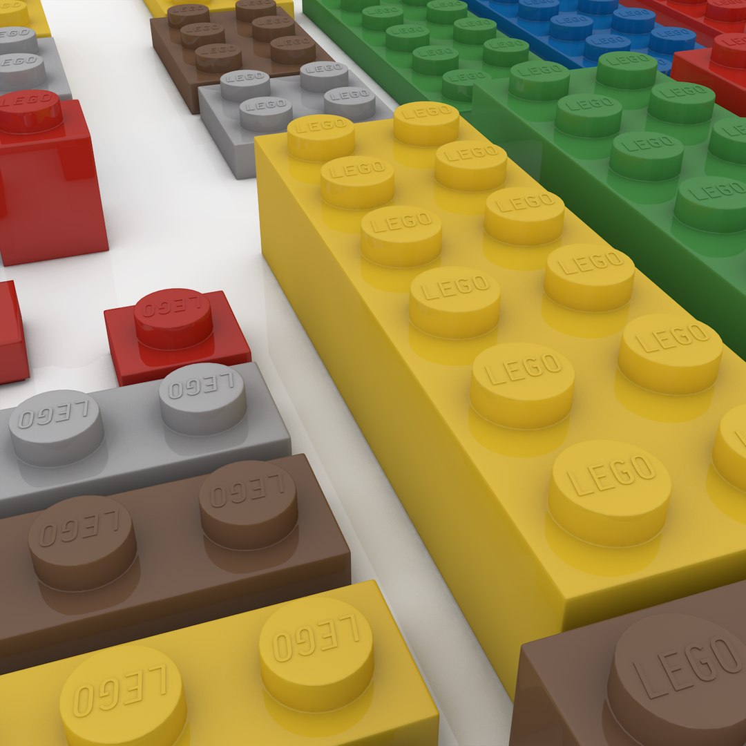 Lego Bricks 3D Model - TurboSquid 1347934