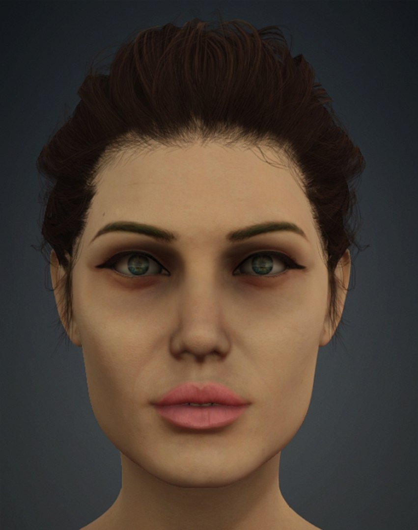 Celebrity Wannabe Series Angelina Jolie 3D Model - TurboSquid 2239166