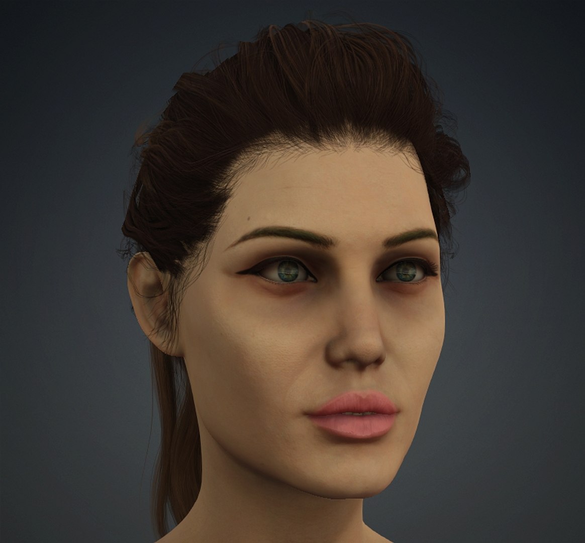 Celebrity Wannabe Series Angelina Jolie 3D Model - TurboSquid 2239166