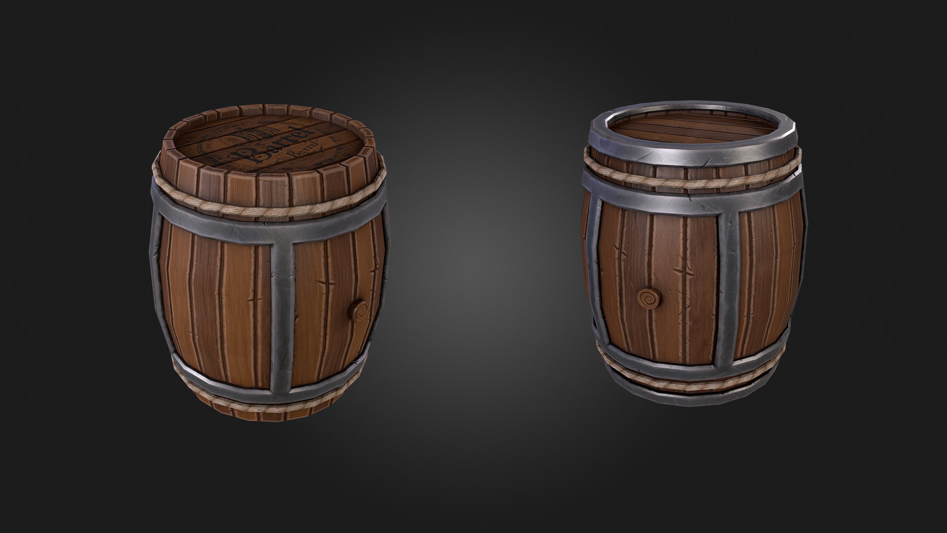 3D Barrels - TurboSquid 2246109