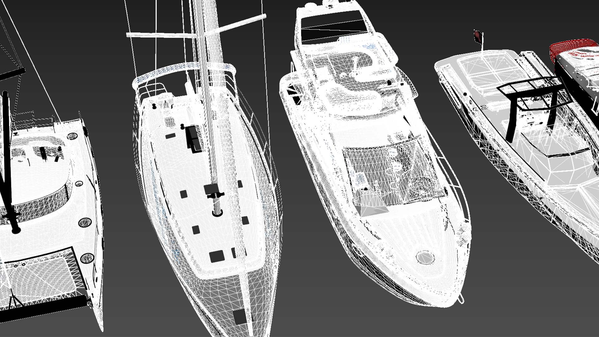 Boat collection 4 3D - TurboSquid 2169266