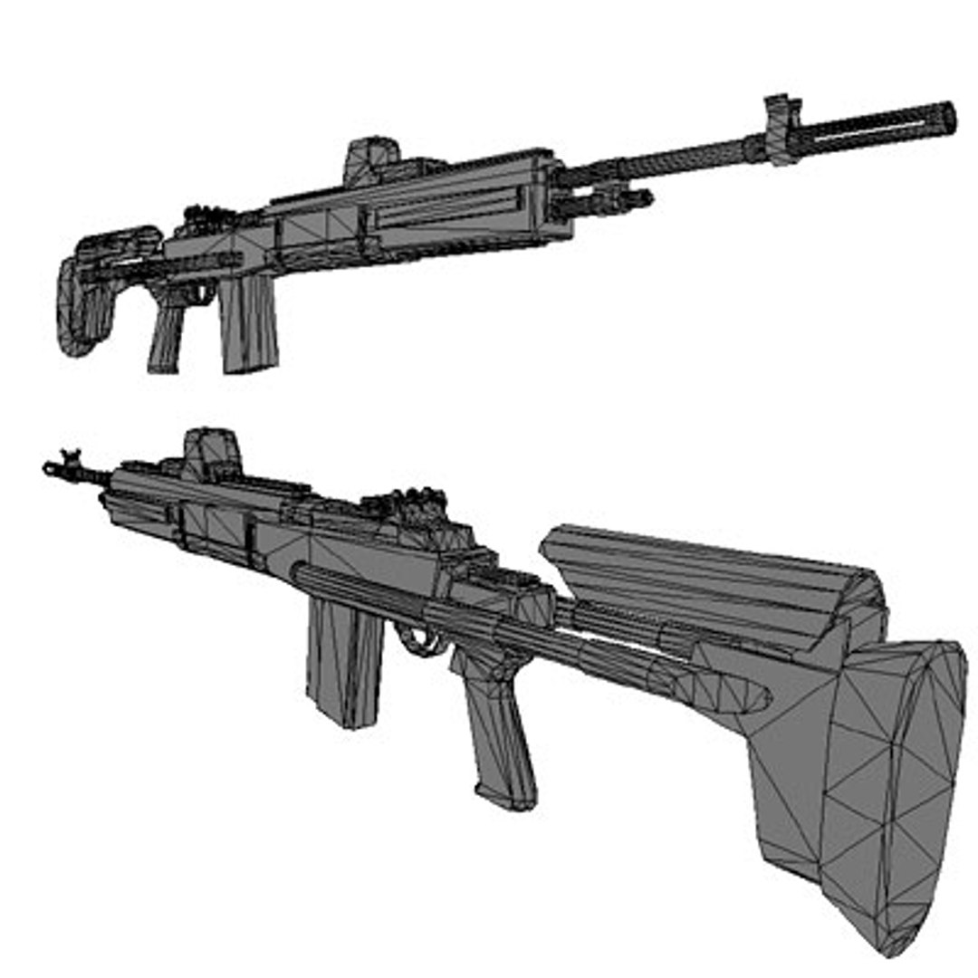 M14 Rifle Ebr 3ds