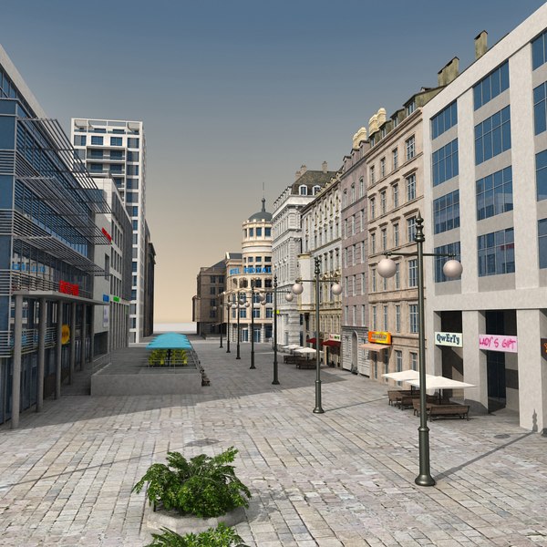 city european europe 3d model