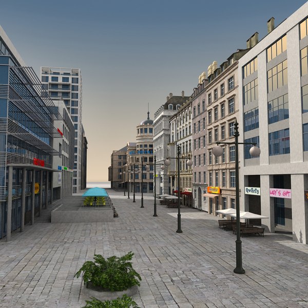 city european europe 3d model