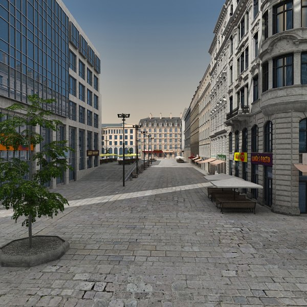city european europe 3d model