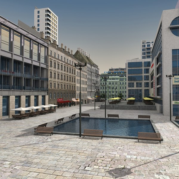 city european europe 3d model