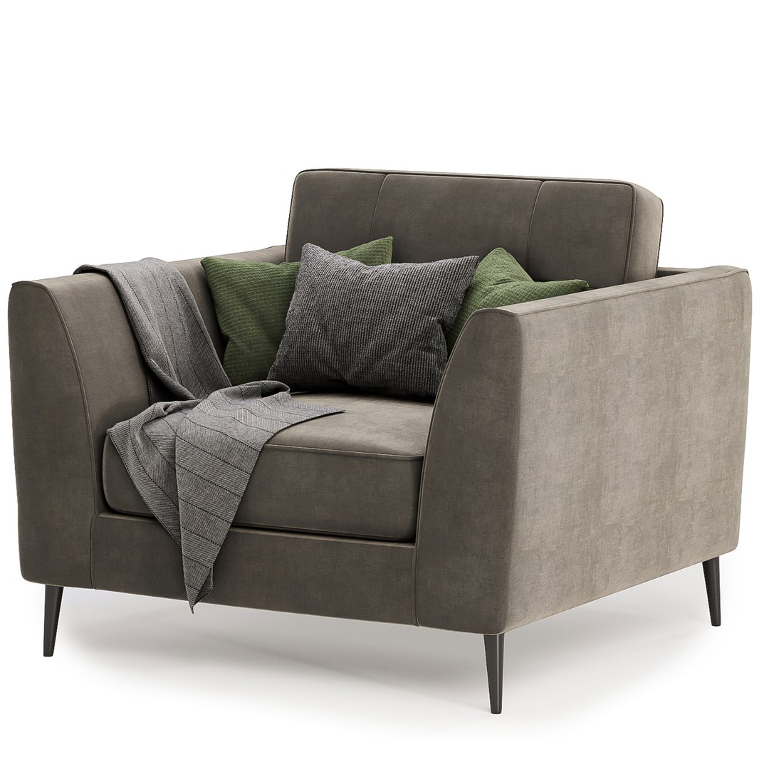 London Arm Chair Model - TurboSquid 2344610