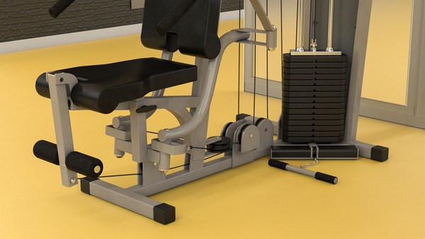 High-tech Gym 3D model - TurboSquid 1868547