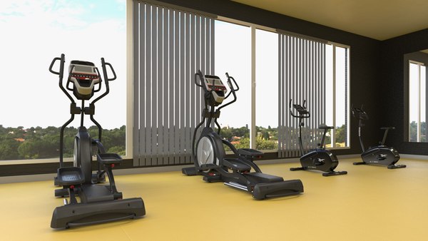 High-tech Gym 3D model - TurboSquid 1868547