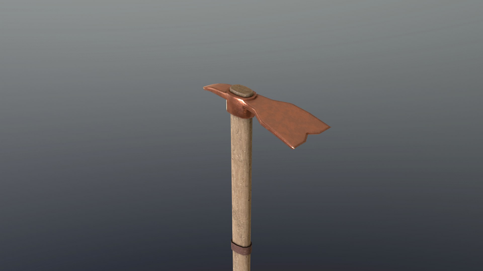 Hoe - Copper 3D Model - TurboSquid 2163854