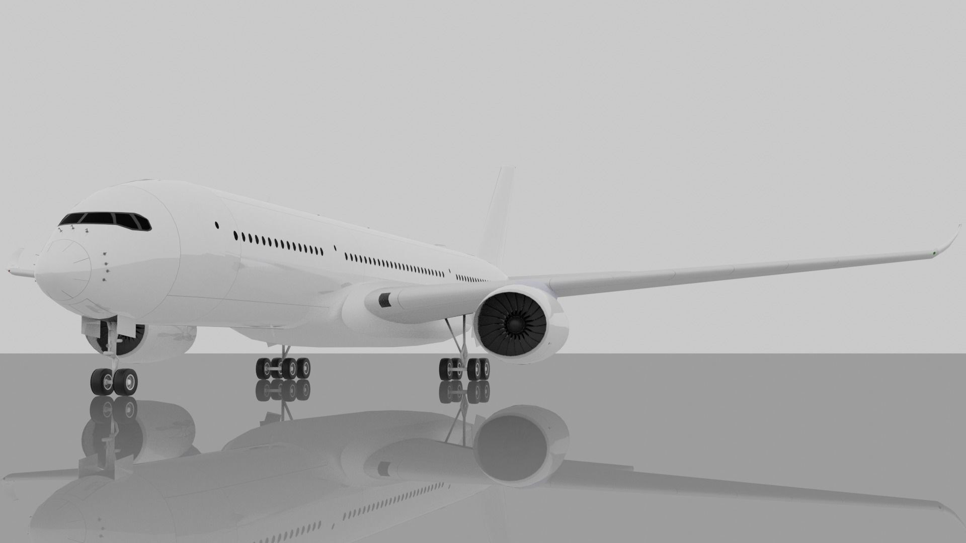 Airbus A350-900 XWB 3D Model - TurboSquid 1720626