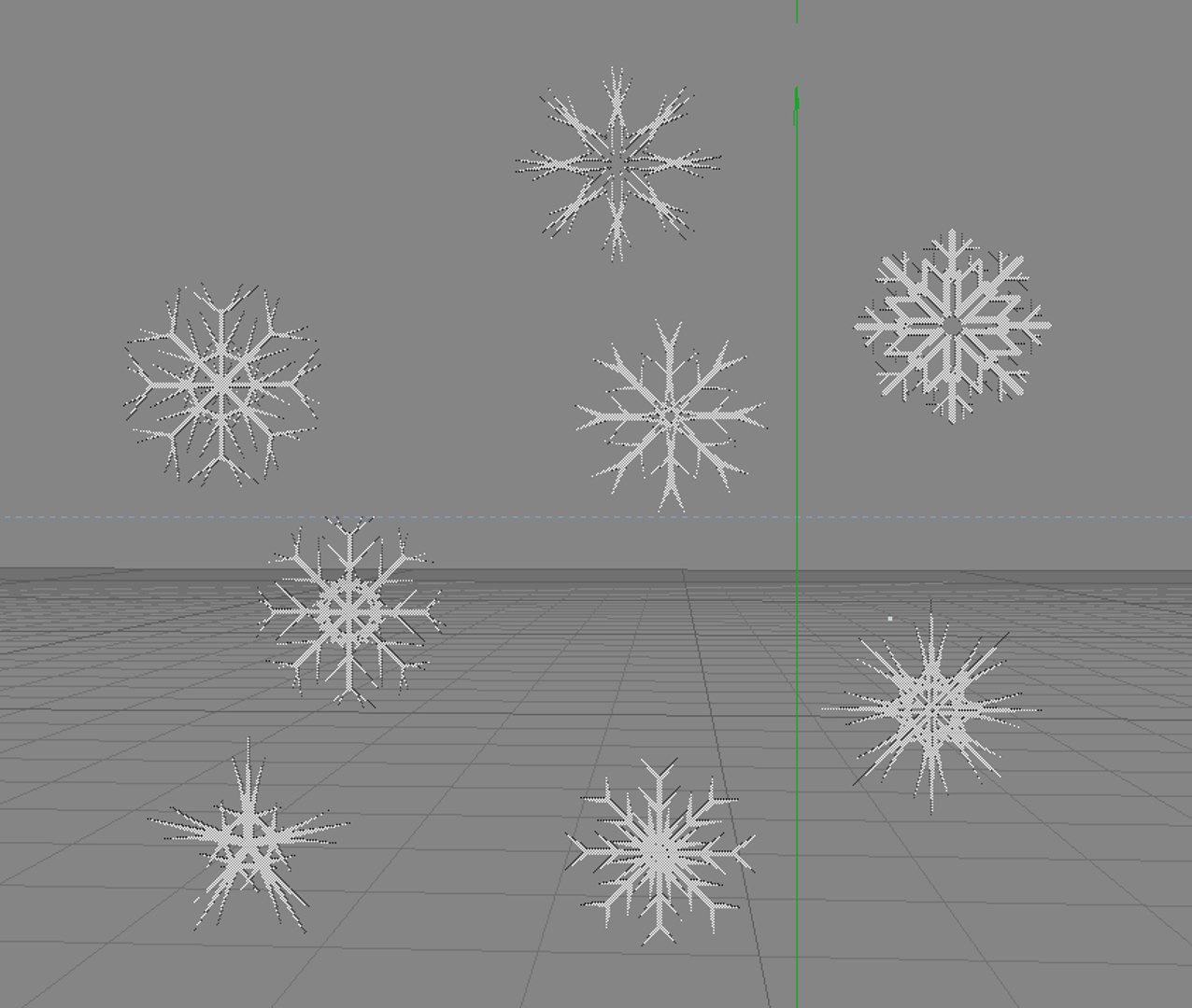 Snowflakes Snow 3d C4d