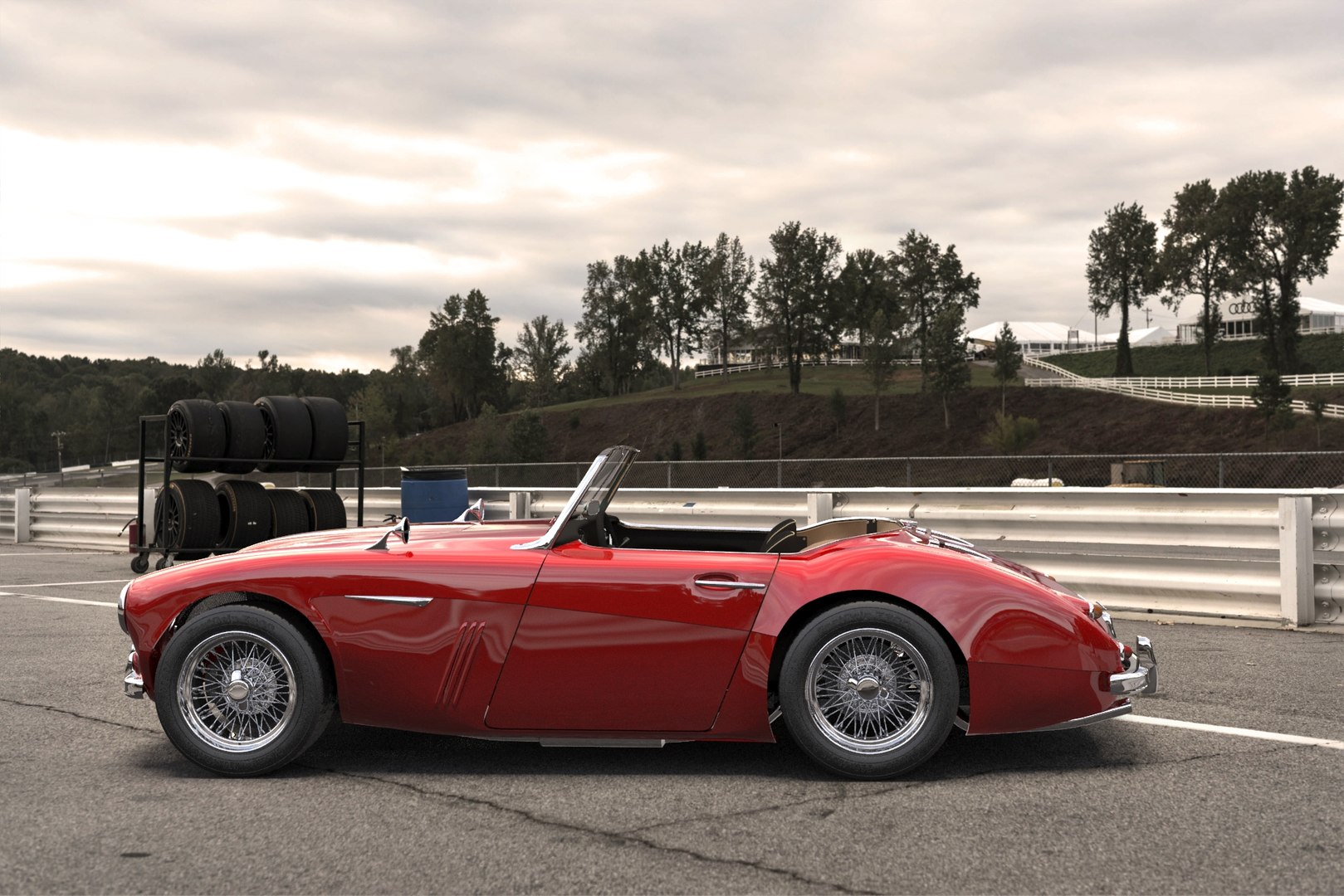Austin healey 3000 3D model - TurboSquid 1977171