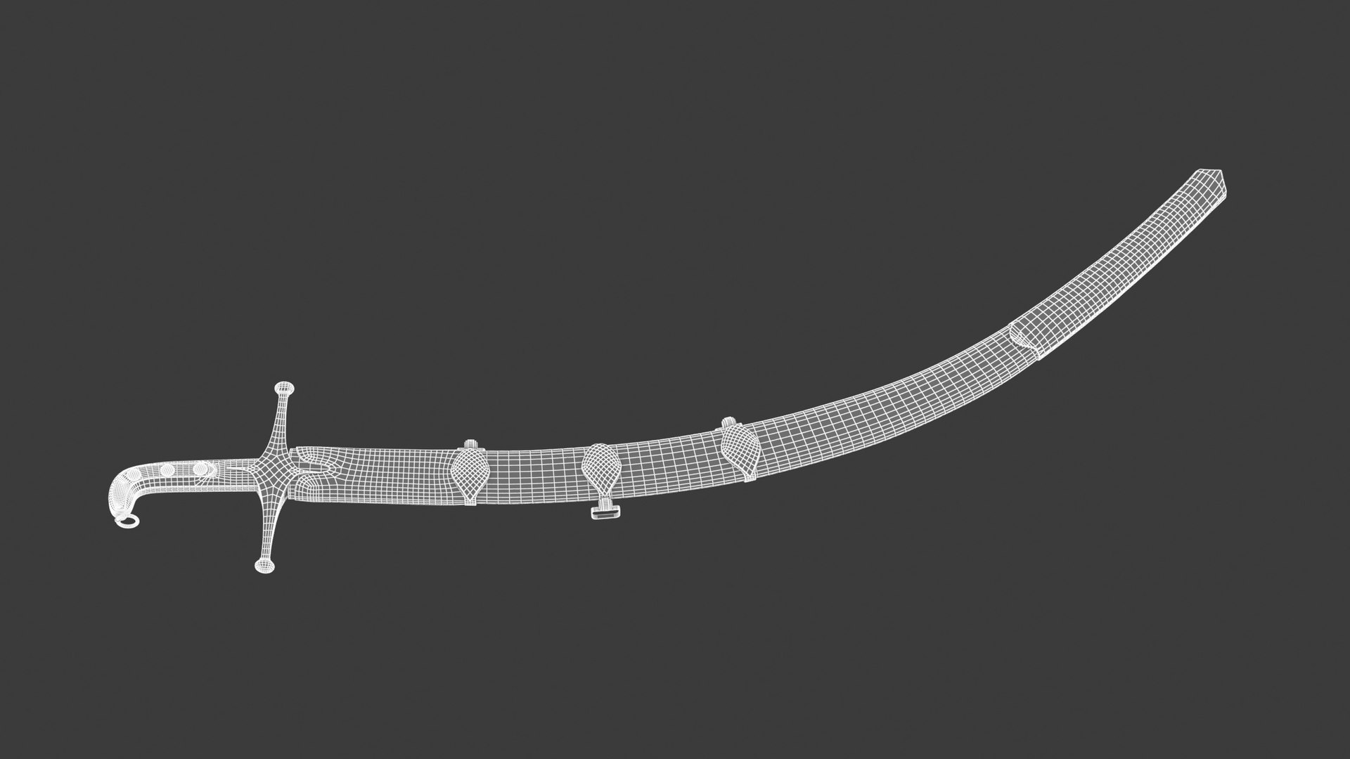 3D Shamshir - TurboSquid 1810599